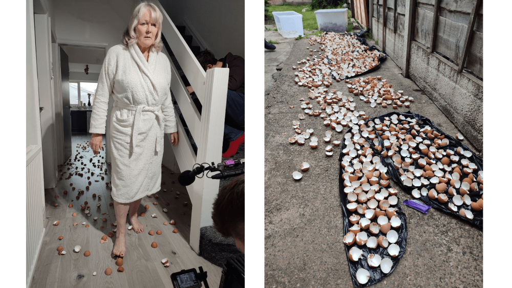 Behind the scenes of short film 'Eggshells' - made by mortals